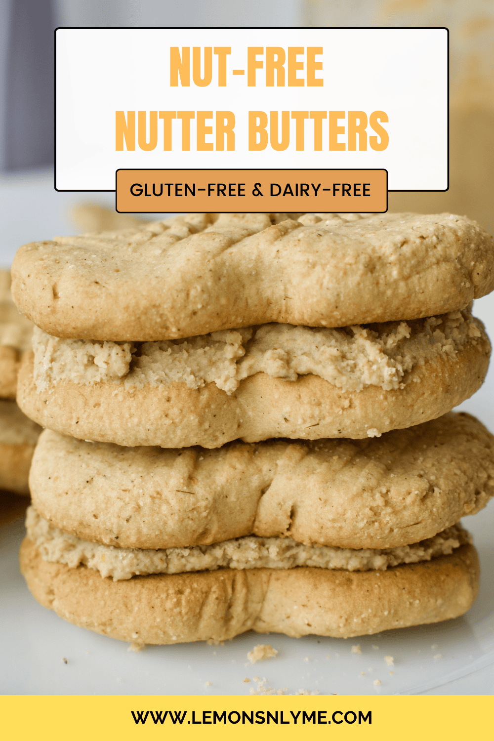 Gluten-Free Copycat Nutter Butters - Lemons N Lyme
