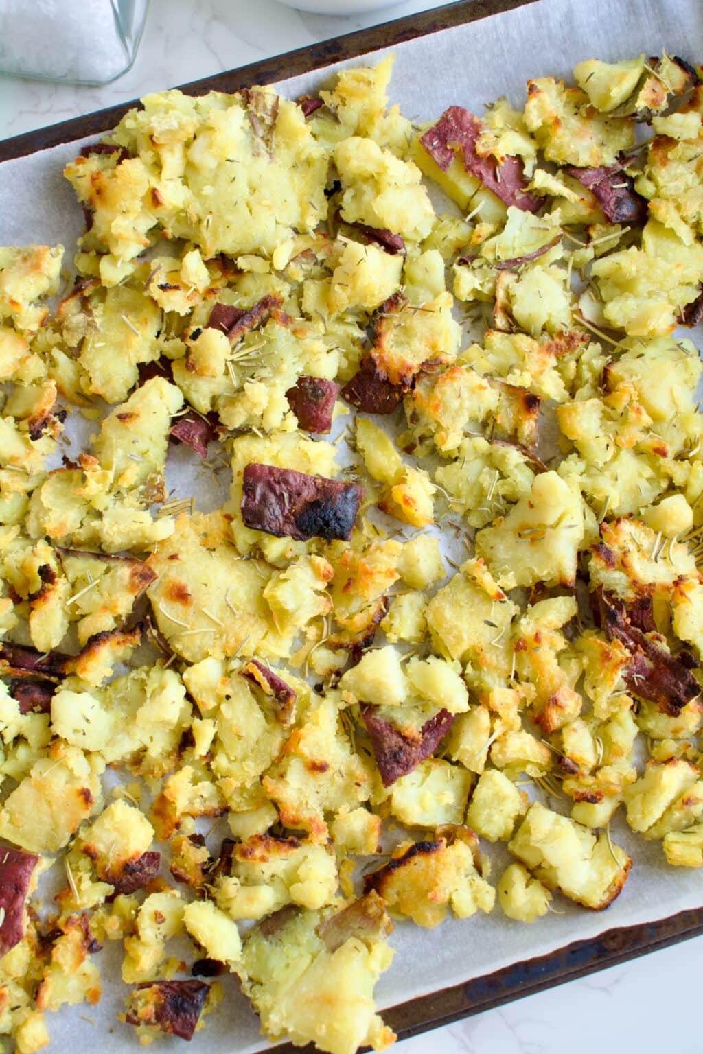 Crispy Smashed Japanese Sweet Potatoes (Paleo, Vegan) - Lemons N Lyme