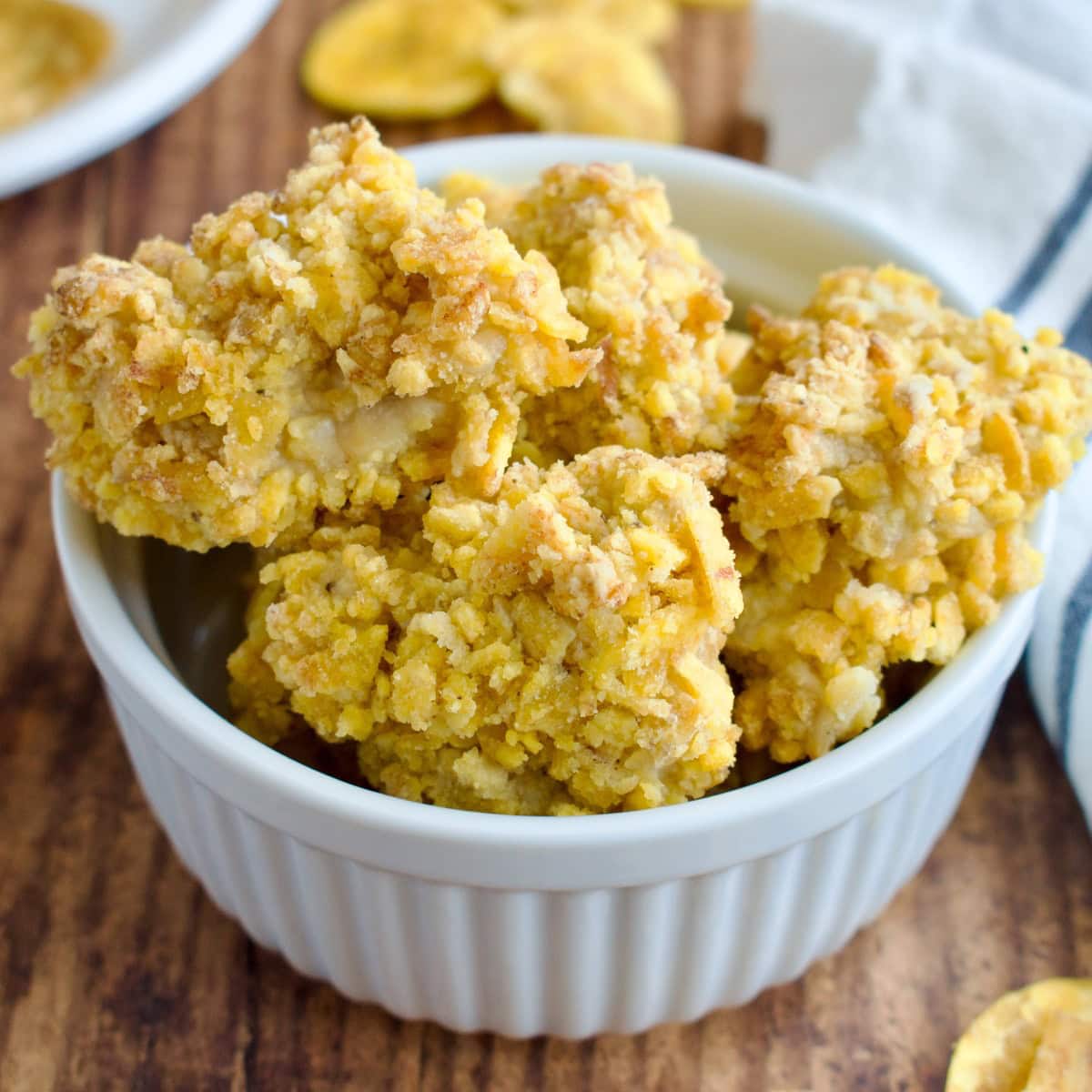 Air Fryer Paleo Popcorn Chicken (Gluten Free & Dairy Free) - Lemons N Lyme