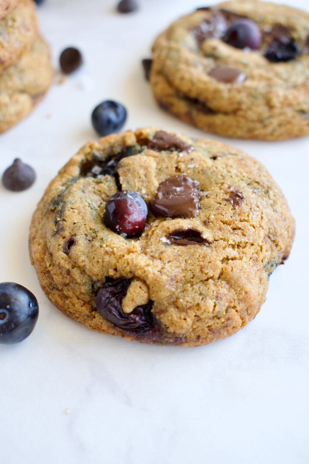 Chewy Blueberry Chocolate Chip Cookies (Gluten Free, Dairy Free ...